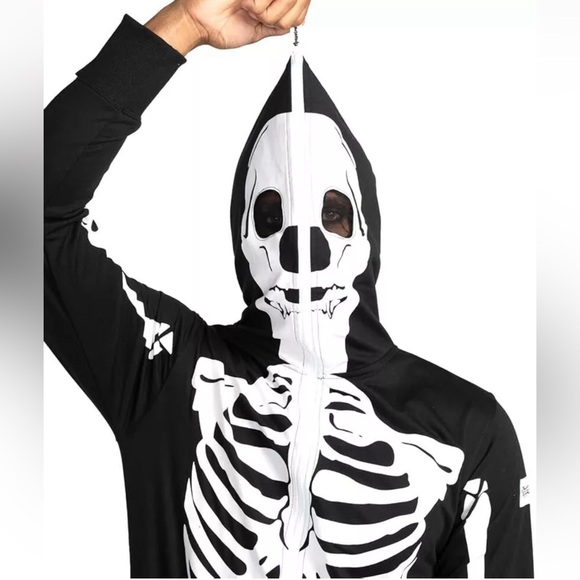 Tipsy Elves | Other | Tipsy Elves Skeleton Mens Xl Full Zip Hooded One ...